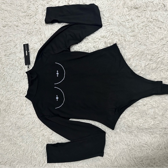 Tops | Ditch Your Bra Mock Neck Body Suit | Poshmark